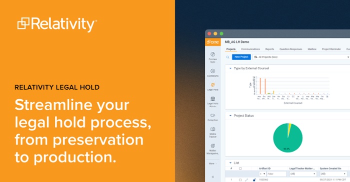 Legal Hold Management Software | Relativity