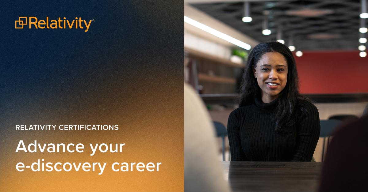 e-Discovery Certifications