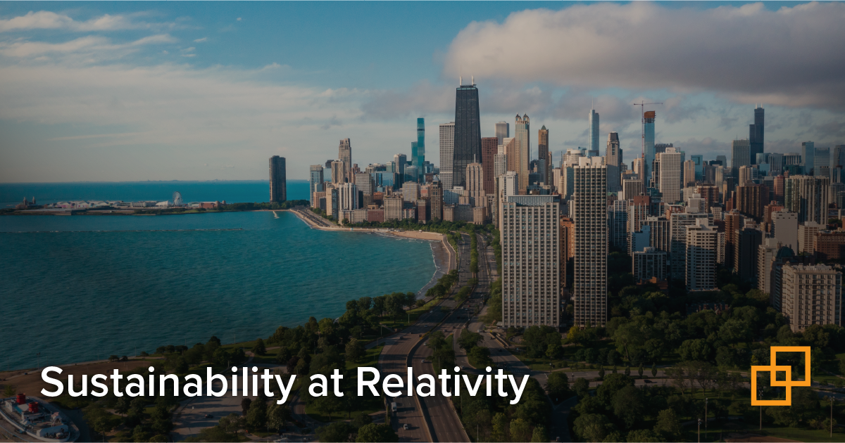 Sustainability at Relativity | Our Commitments
